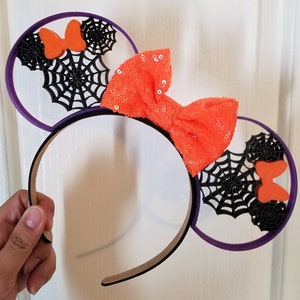 Disney Inspired Halloween Minnie Head MNSSHP Party Spider - Etsy