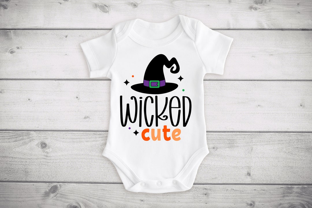 Wicked Cute Onesie, Halloween Onesie - Etsy
