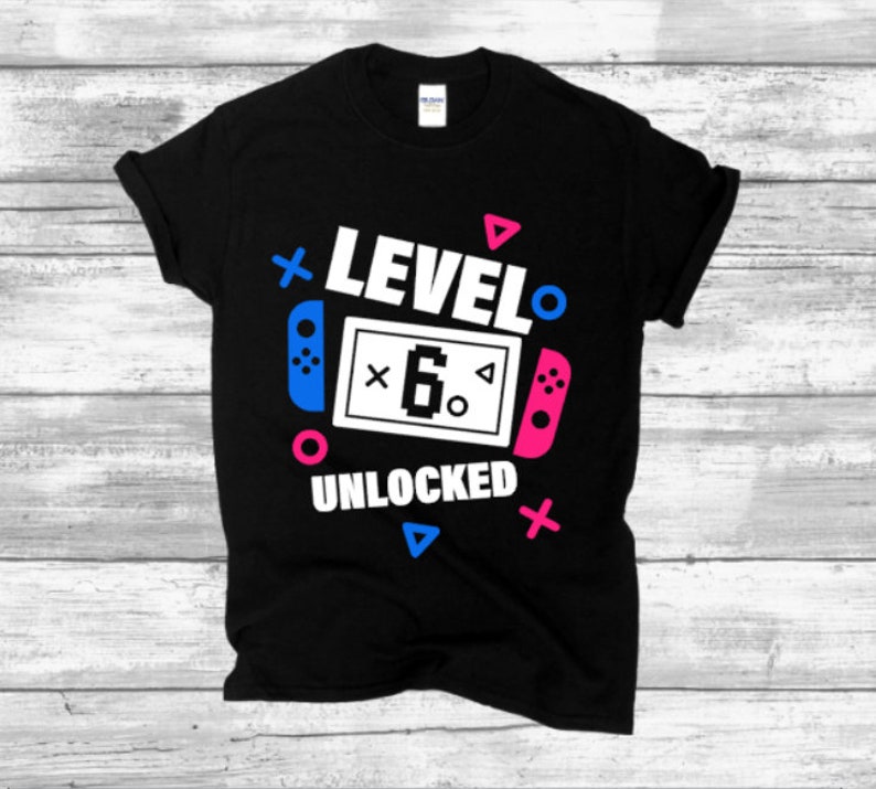 Kids Level Unlocked Birthday Shirt - Etsy