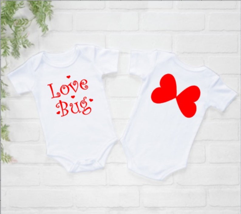 Love Bug Onesie Infant Onesie, Valentines, Valentines Day, Love, Cupid ...