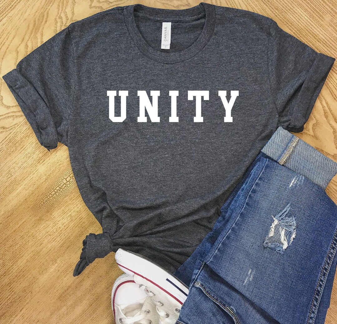 Unity Shirt Inspirational Graphic Tee for Men & Women, Motivational ...