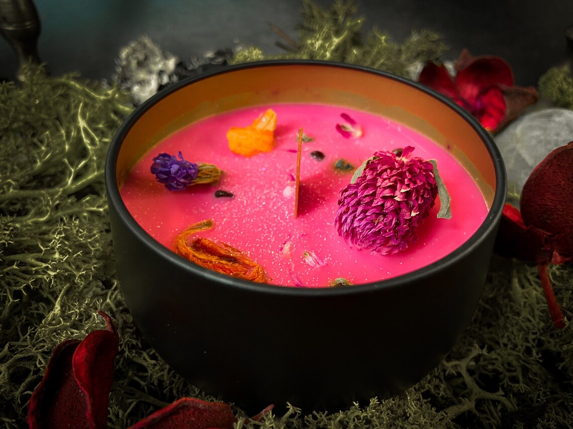 Persephone Candle, Ostara Ritual, Shadow Work, Gothic Candle, Ostara ...