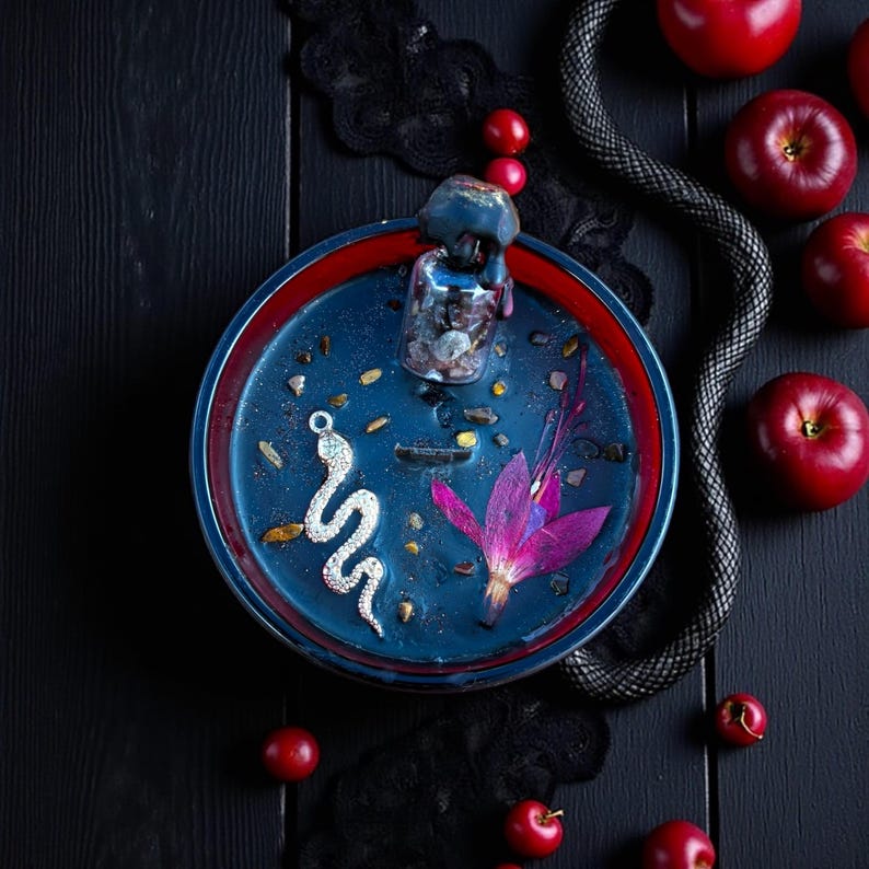Lilith Candle, Lilith Altar, Gothic Decor, Lilith Ritual Offering ...