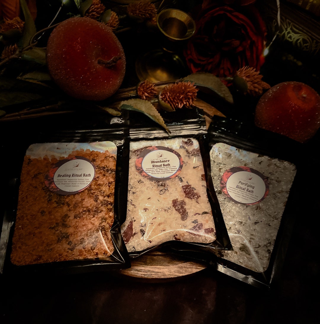 Purifying Bath Salts, Energy Cleansing, Energy Clearing, Bath Soak ...