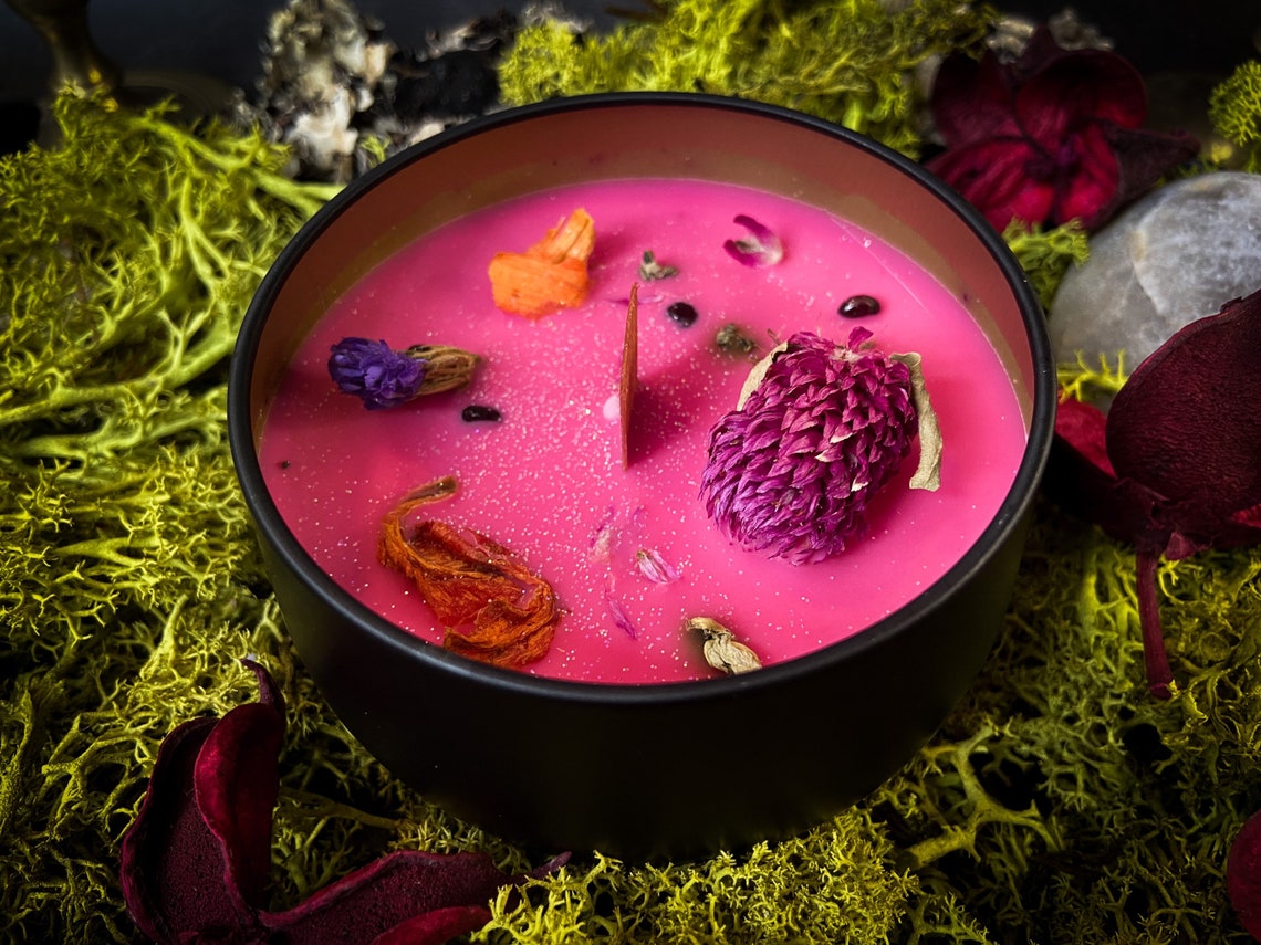 Persephone Candle, Ostara Ritual, Shadow Work, Gothic Candle, Ostara ...