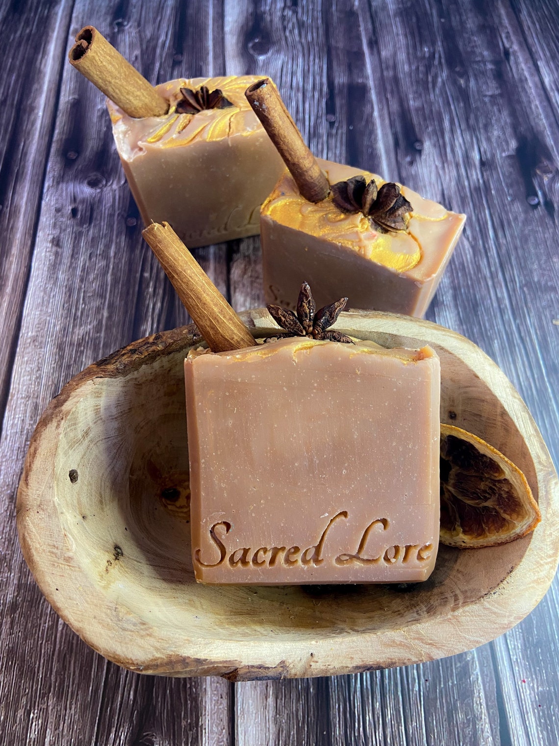 Spiced Chai Soap • Cinnamon • Cardamon • Winter • Yule • Vegan Soap ...