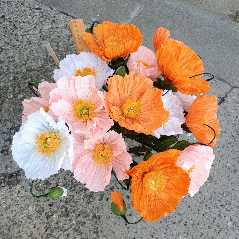 Paper Poppies - Etsy
