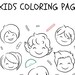 Kids Coloring Pages (10) - Etsy