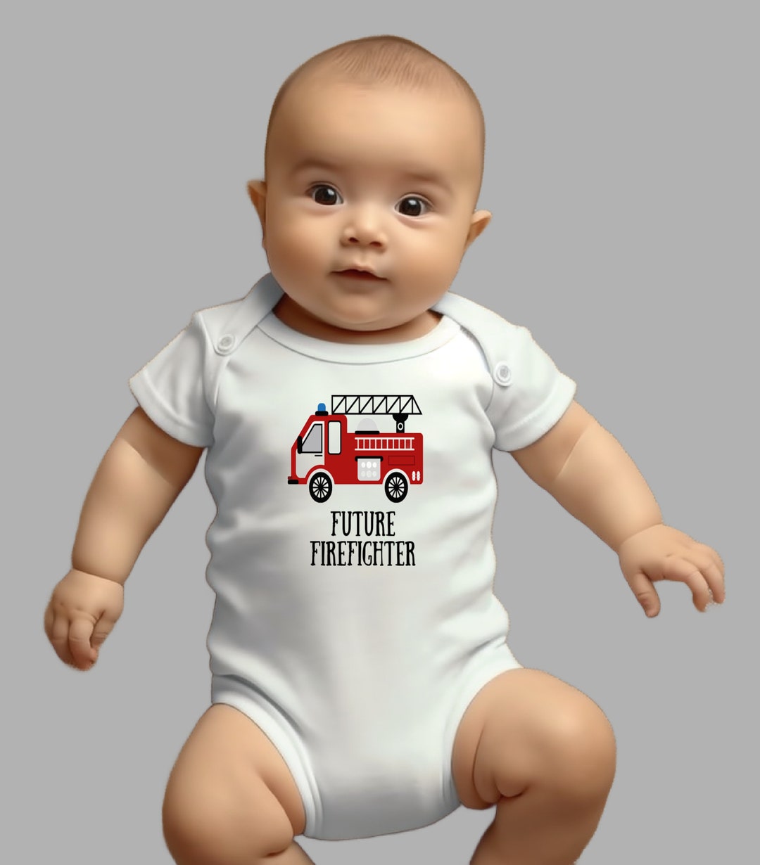 Future Firefighter Gerber Brand Baby Short Sleeve Onesie® Cute Funny ...