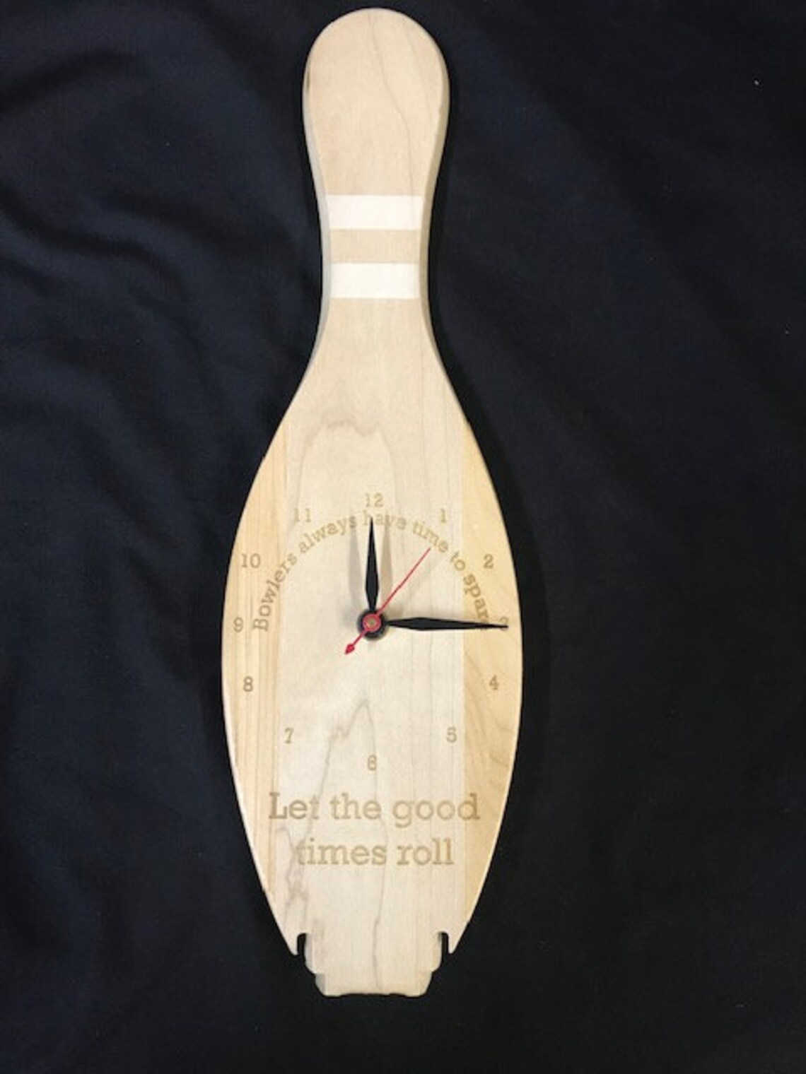 Bowling Pin Clock | Etsy