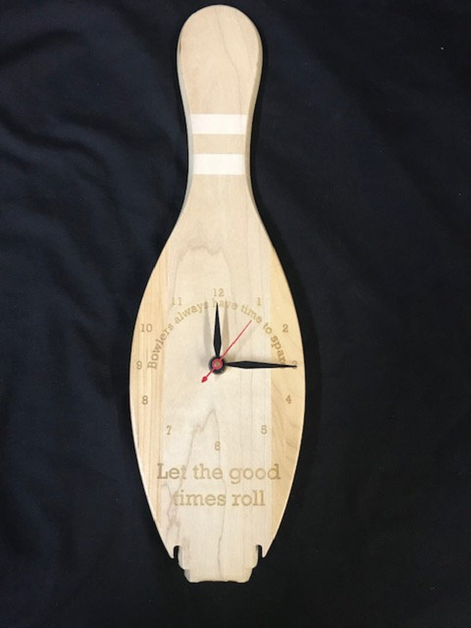 Bowling Pin Clock - Etsy