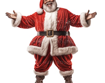 Black Mrs. Claus Png, Sublimation, African American Mrs. Claus, Melanin ...