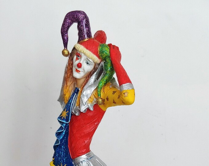 Veronese Jester and Goose Figurine - Etsy