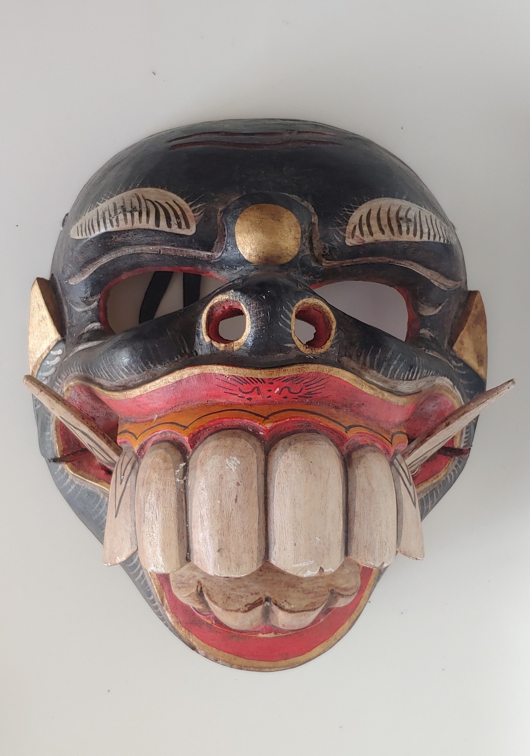 Balinese Barong Leyak Wood Mask ,wall Hanging - Etsy