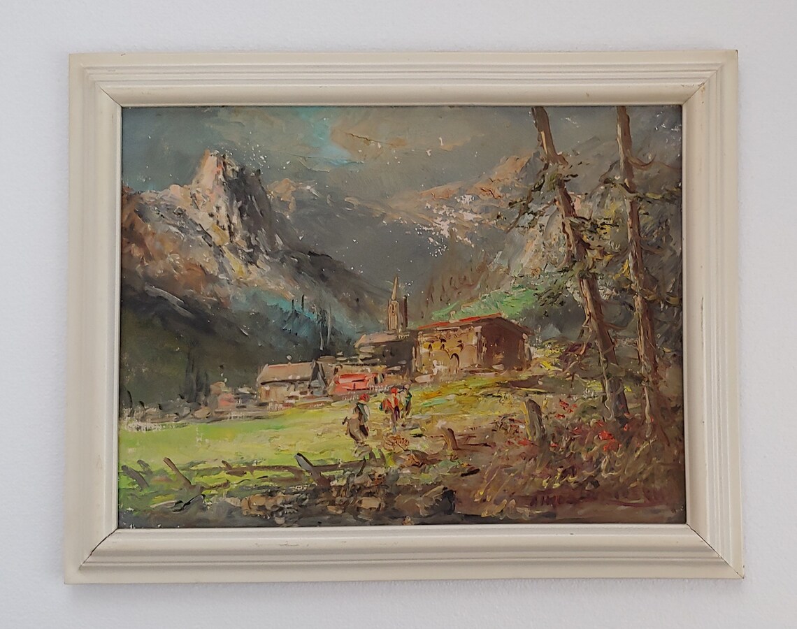 Original Oil Painting by Italian Artist Athos Brioschi - Etsy