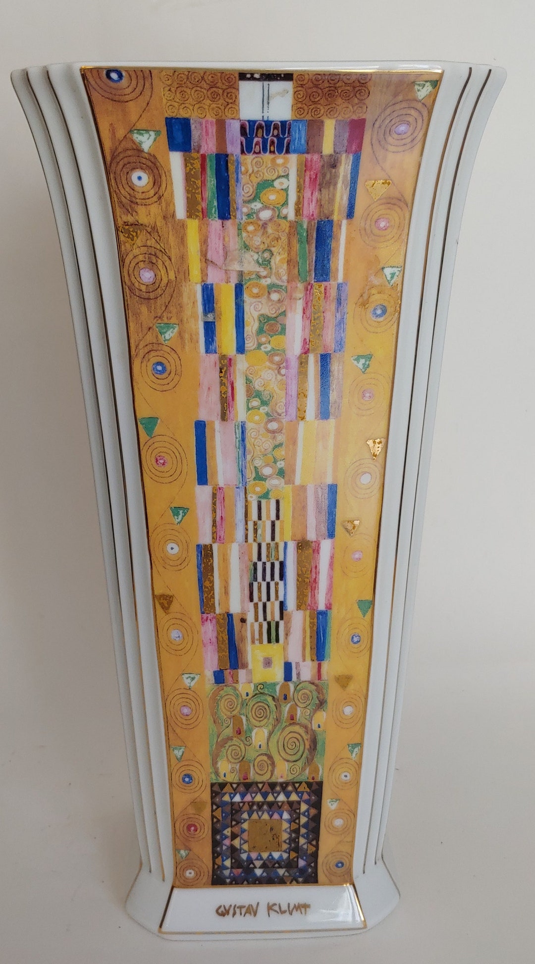 Goebel Artis Orbis''gustav Klimt'' Large Porcelain Vase - Etsy