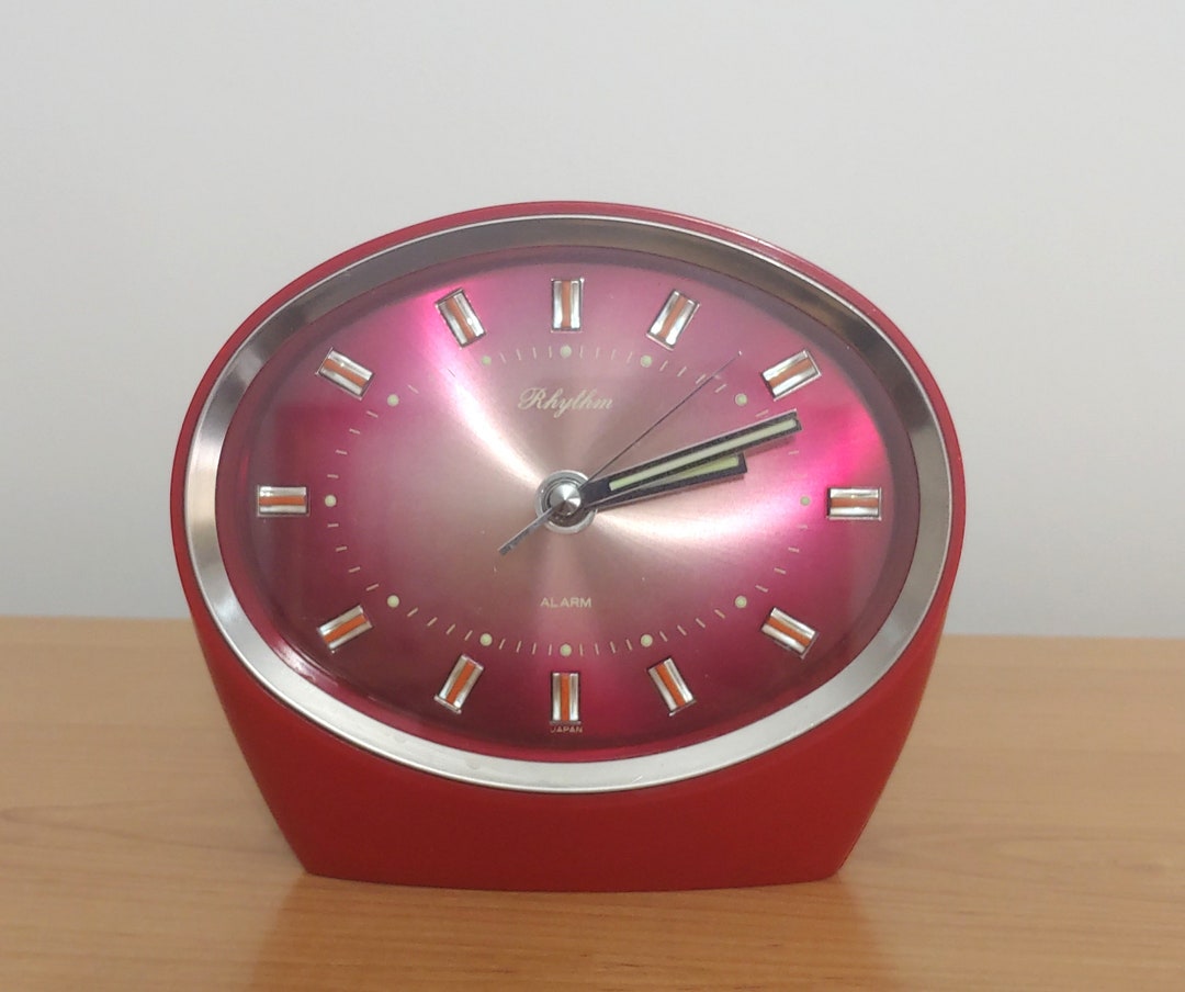 MCM Space Age Rhythm Table Clock 1970s - Etsy