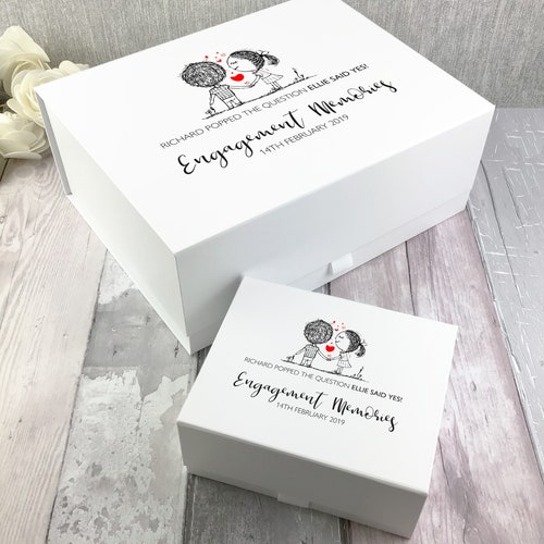 Personalised Wedding Memories Gift Keepsake Box - Etsy