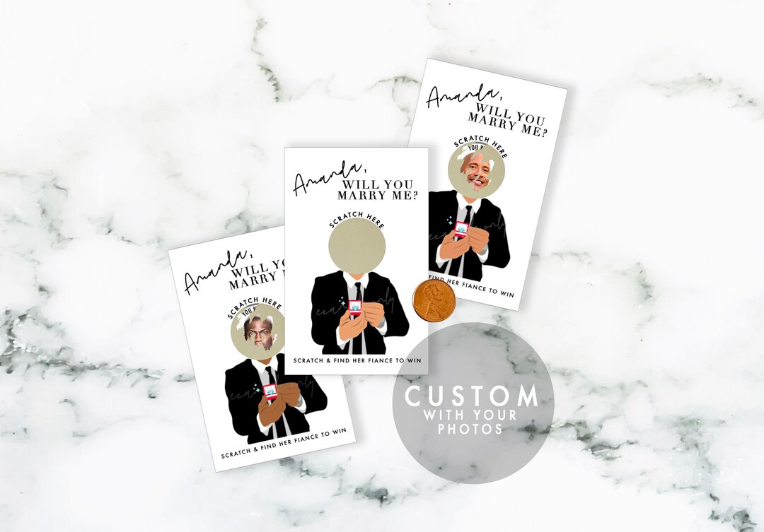 Bridal Shower Wedding Scratchers Scratch off Lottery Tickets Game - Etsy