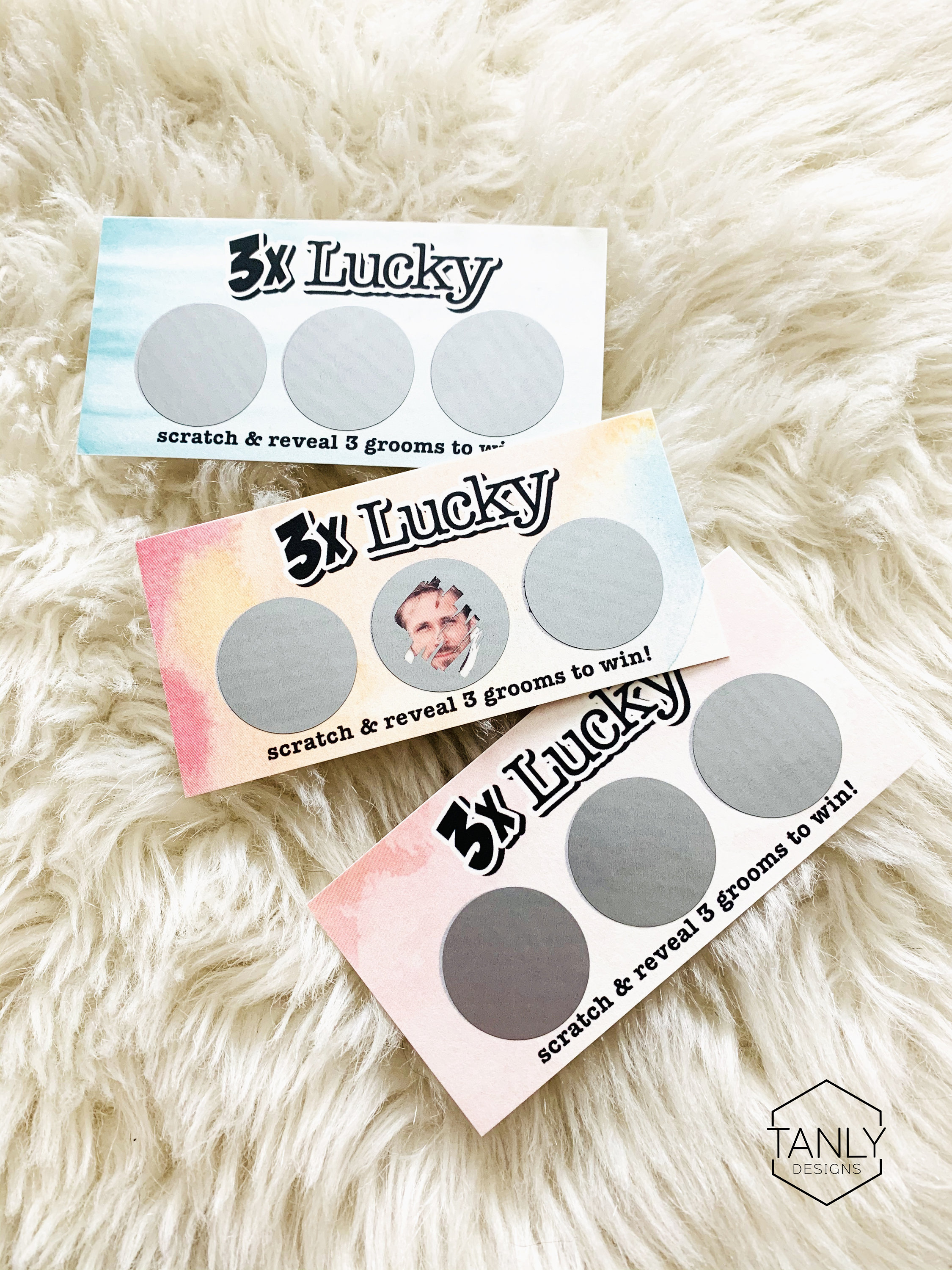 Bridal Shower Wedding Scratchers Scratch off Lottery Tickets | Etsy