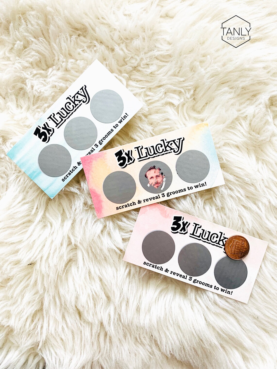 Bridal Shower Wedding Scratchers Scratch off Lottery Tickets - Etsy