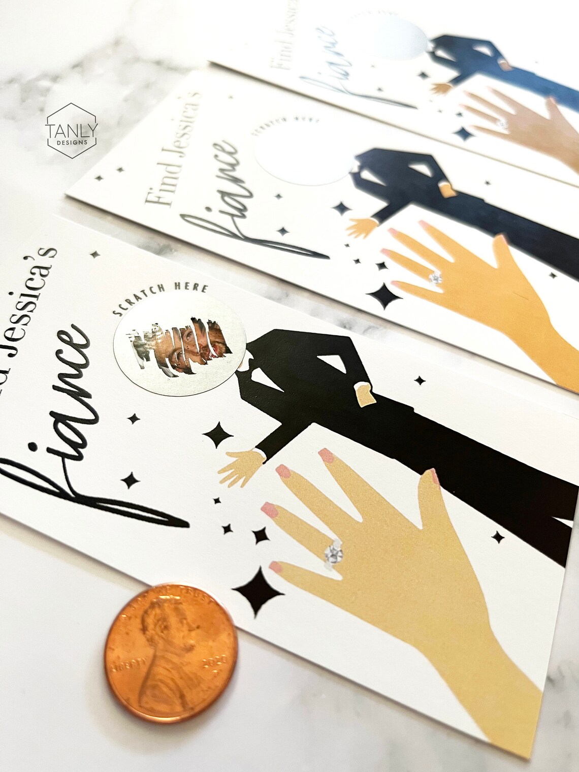 Bridal Shower Wedding Scratchers Scratch off Lottery Tickets Game - Etsy