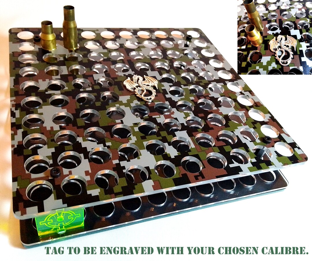 100 Rounds Ammunition Reloading Trays Elite Reloading Trays Ammo Blocks ...