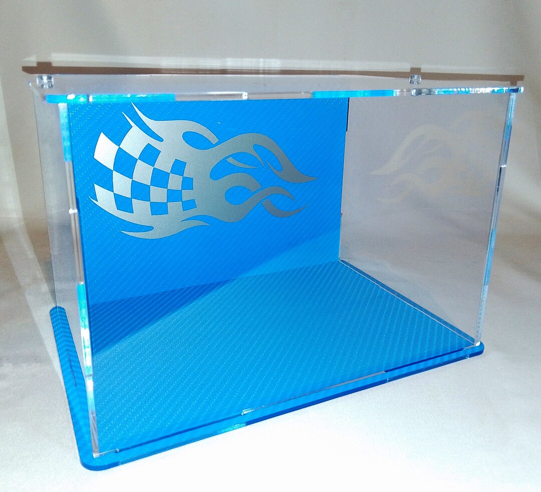 Perspex Display Case Dustproof Cases Display Cube 3D Carbon Vinyl ...