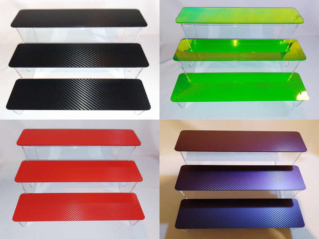 3 Step Acrylic Display Stand Perspex Retail Shop/home Step Figurine ...