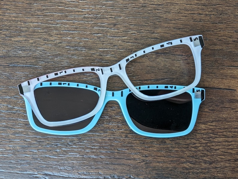 PAIR EYEWEAR, RULER, Decal, Toppers, Measure, Crochet, Knitting, Vinyl ...