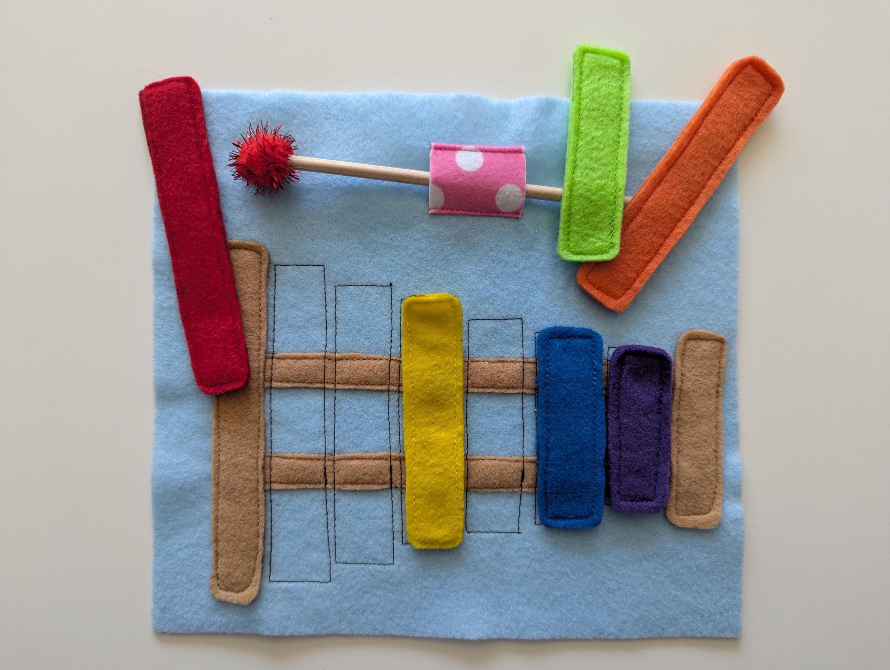Felt Book Page PATTERN Busy Quiet Activity Bluey Inspired Magic ...