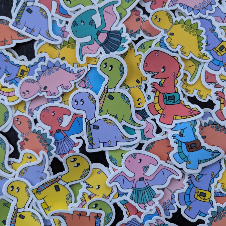 Missionary Dinosaurs Dino Vinyl STICKER Church Jesus Christ Ladder-day ...