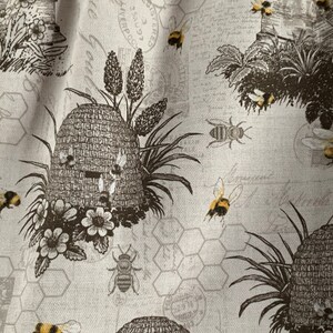 French Country Bee Beehive Valances With Writing. New - Etsy