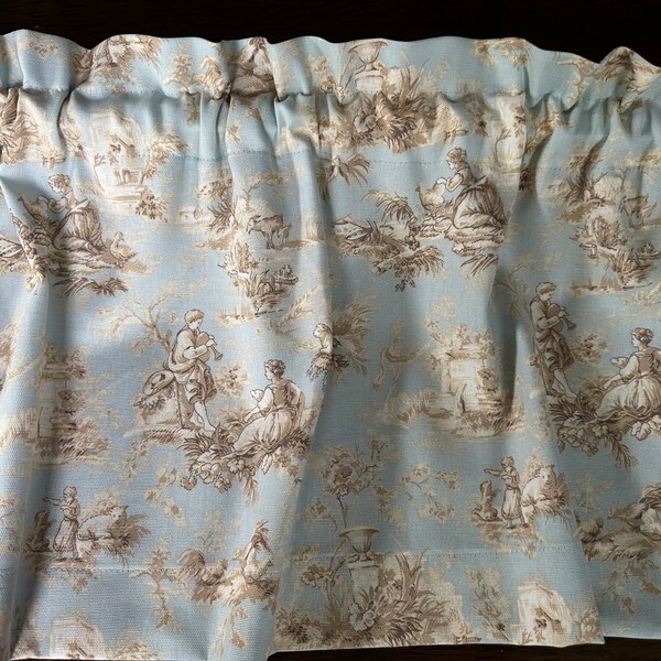 Toile Valance - Etsy