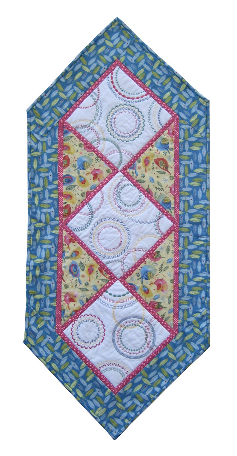 On Point Circle Stitching Table Runner PDF Quilting Pattern (SMS-108PDF ...