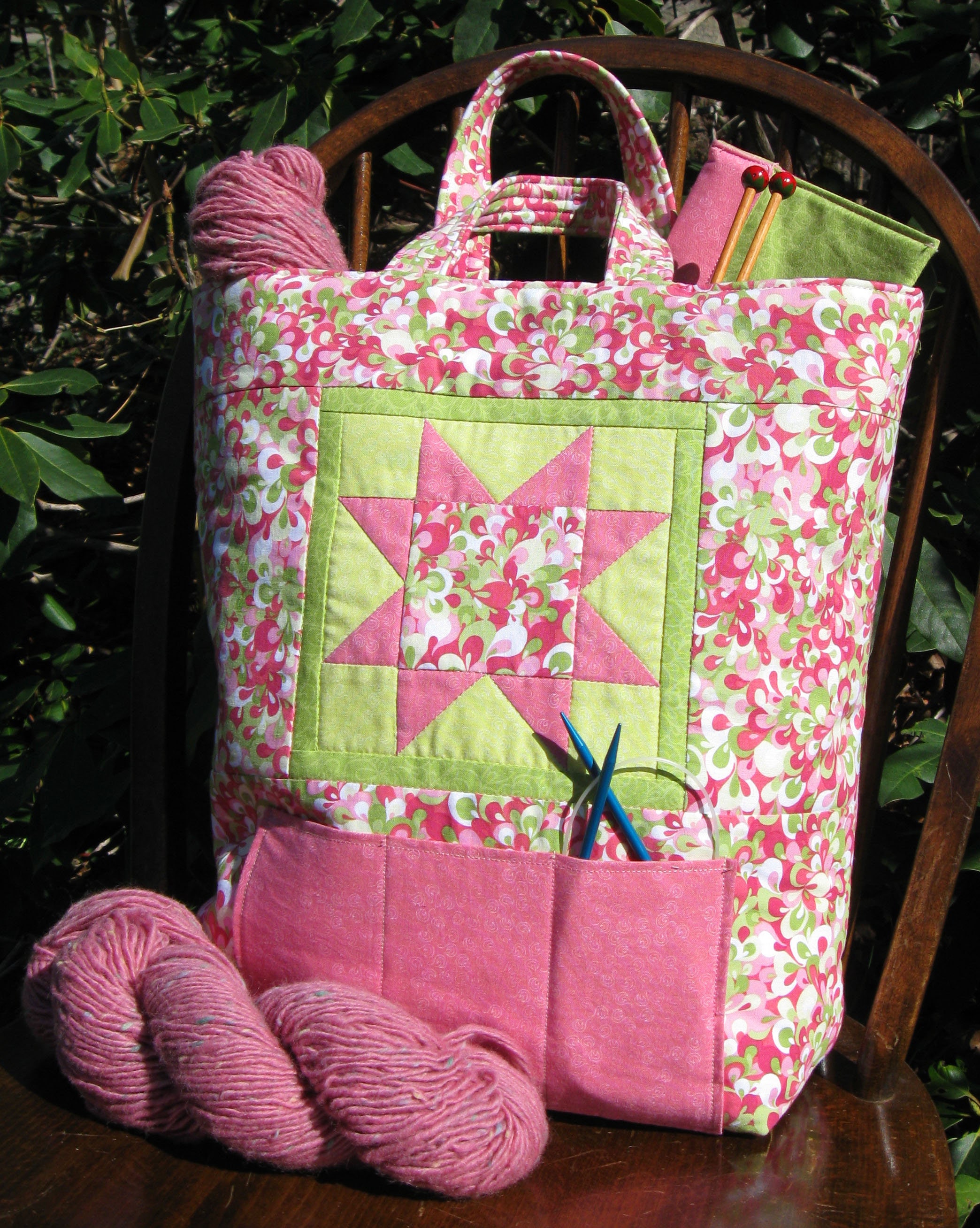 Knitting Organizer Tote PDF Quilting & Sewing Pattern (SMS-102PDF) - Etsy