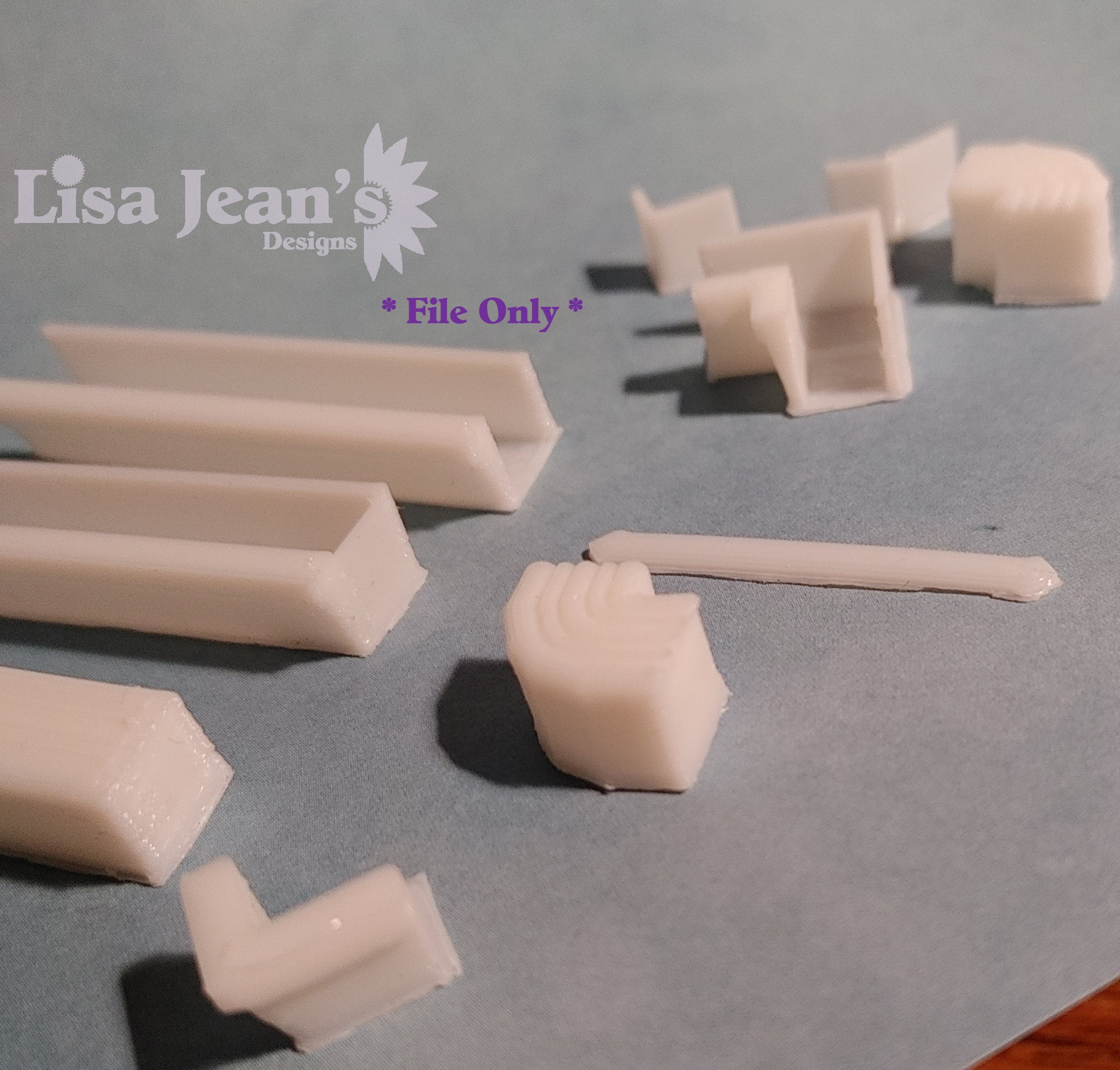 STL FILE - Dollhouse Gutters - Full System - 1/12 Scale - 3d Printer ...