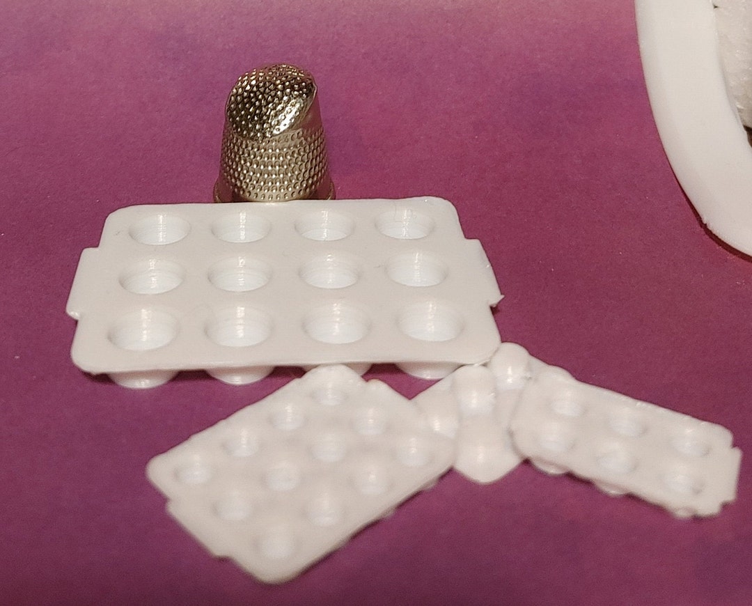 STL FILE muffin Tins 6 and 12 Muffin Tins Dollhouse Kitchen 12th Scale ...