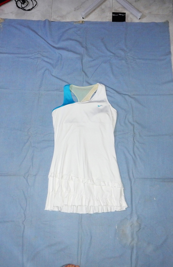 NIKE Vintage 2000s Rare High Tech Dry-fit Women's Ten… - Gem