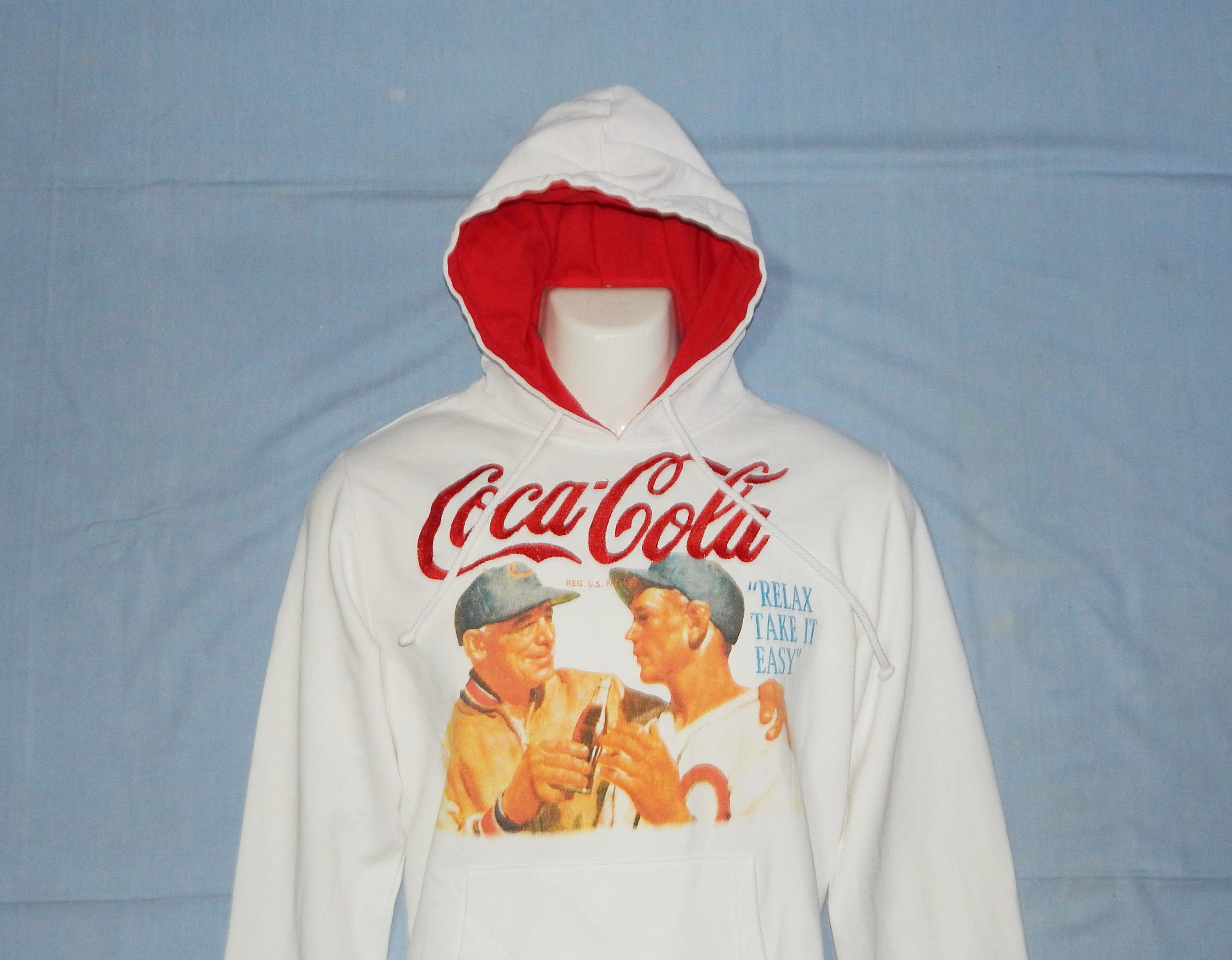 Coca Cola Relax Take It Easy Cool Adult's Cotton Hoodie | Etsy