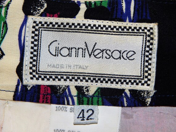 GIANNI VERSACE Vintage 80s Stunning Made in Italy Rar… - Gem