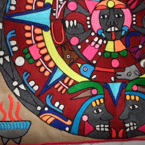 Mayan Calendar Rare Vintage Hand Made Large Framework 88 X 92 Cm - Etsy