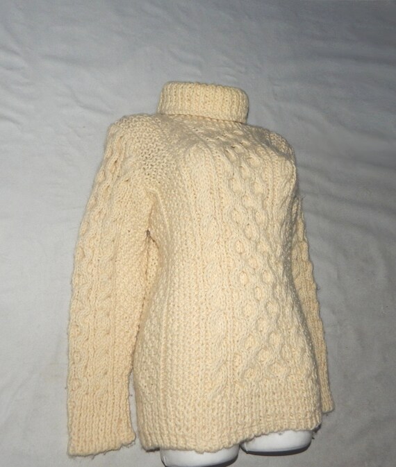 Vintage Adults' Fair Isle Norwegian Style Turtle Neck… - Gem