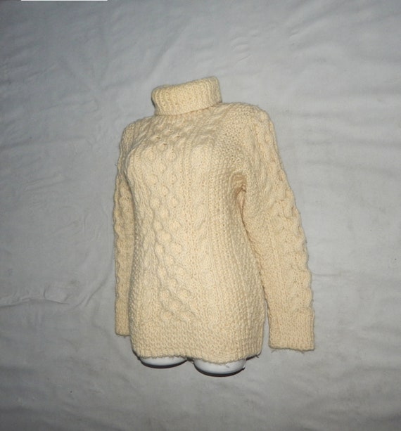 Vintage Adults' Fair Isle Norwegian Style Turtle Neck… - Gem