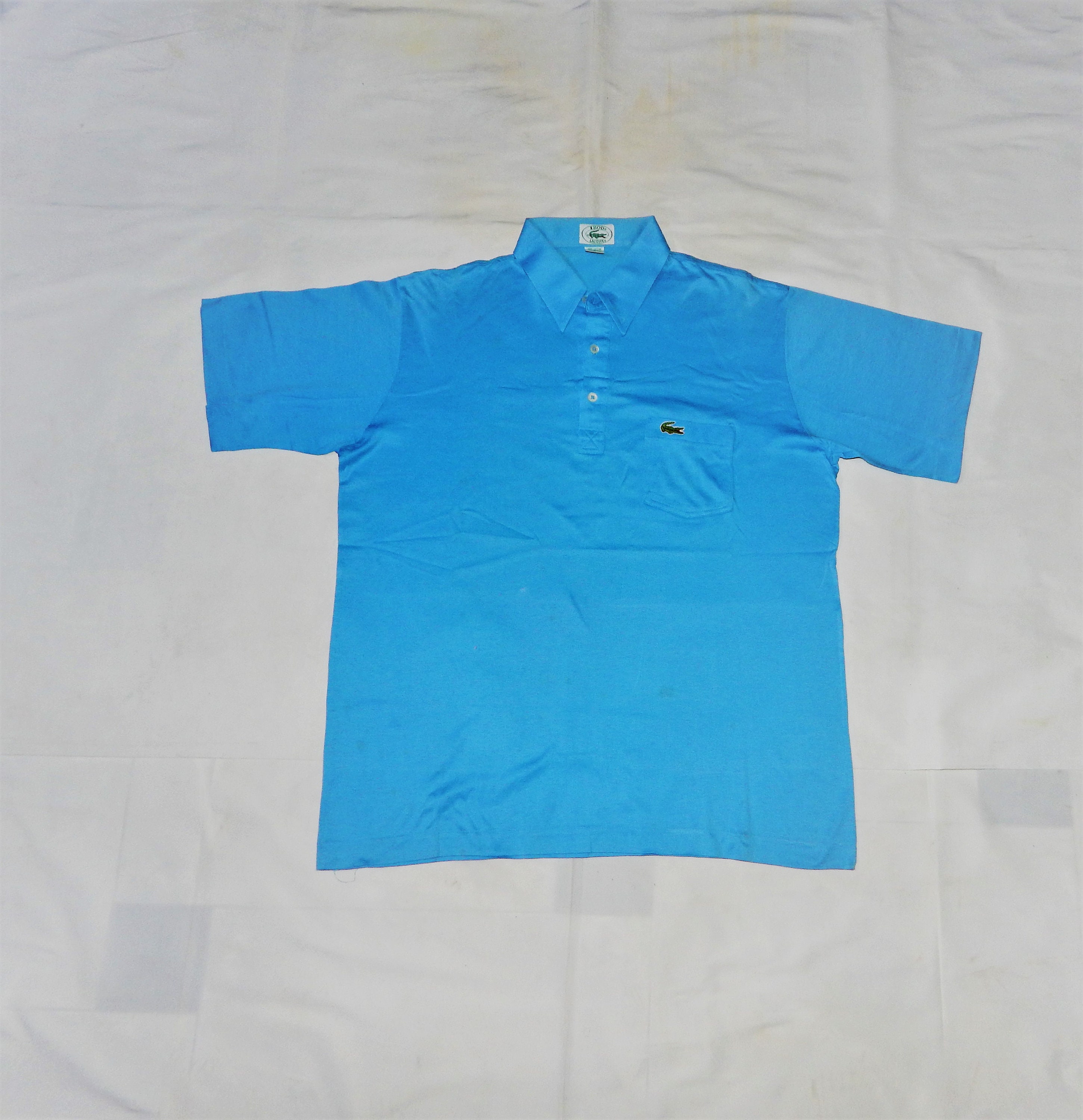 LACOSTE IZOD Vintage 70s Made in Japan Men's Tennis Polo Shirt. Label ...