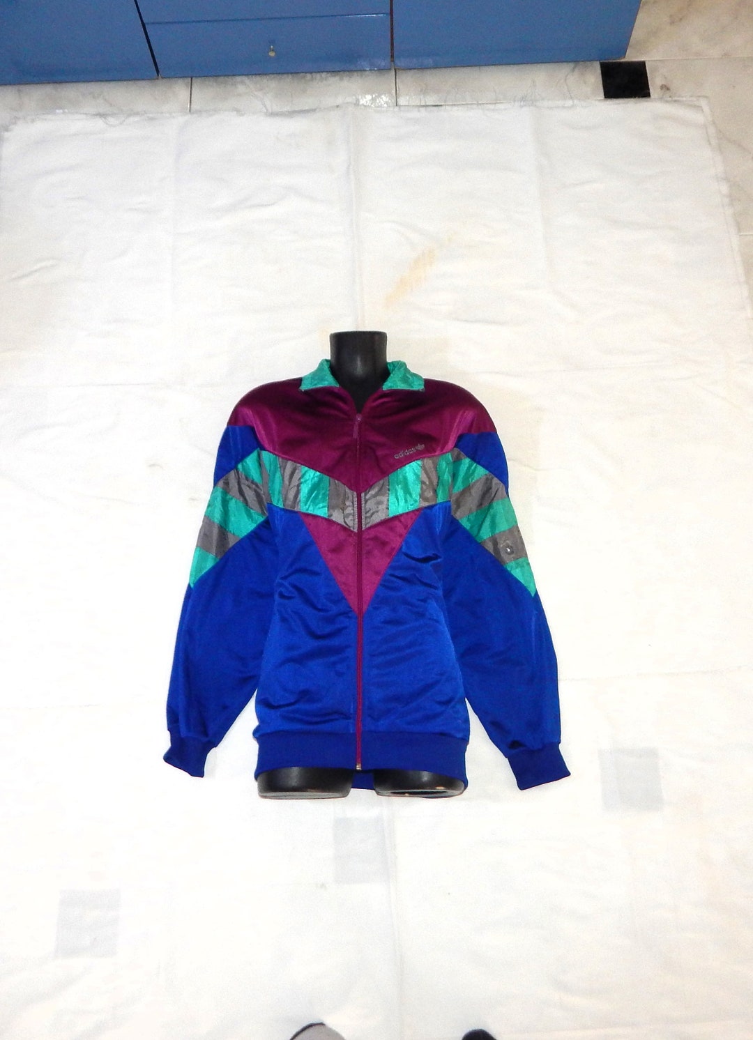 Adidas Vintage Trefoil 80s to 90s Football Training Tracksuit Top ...
