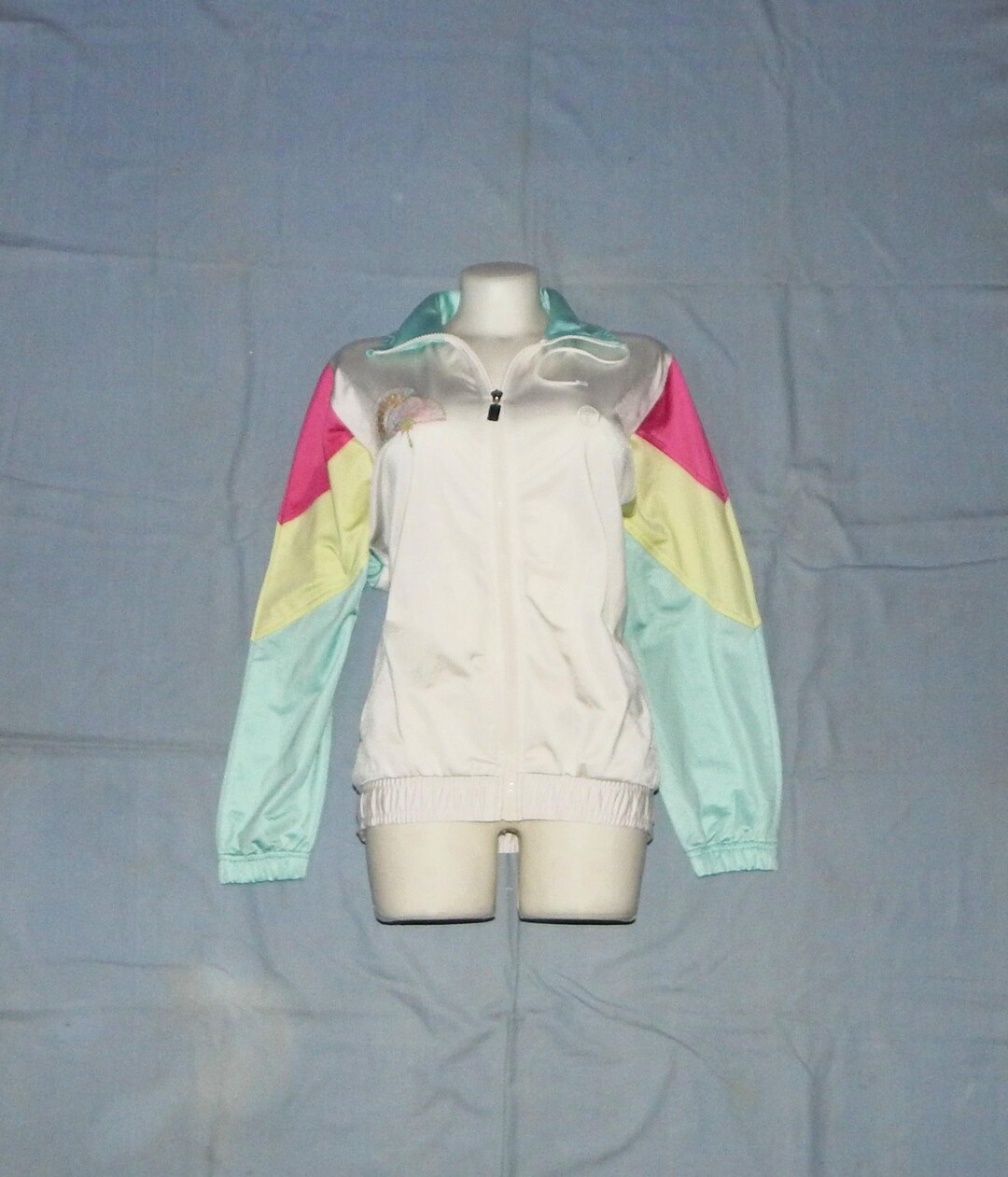 Sergio Tacchini Vintage 90s Adults' Rare Tennis Training Tracksuit Top ...
