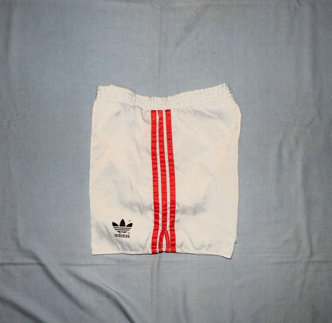 Adidas Vintage 80s to 90s Rare Adults' Football Shiny Short Jersey ...