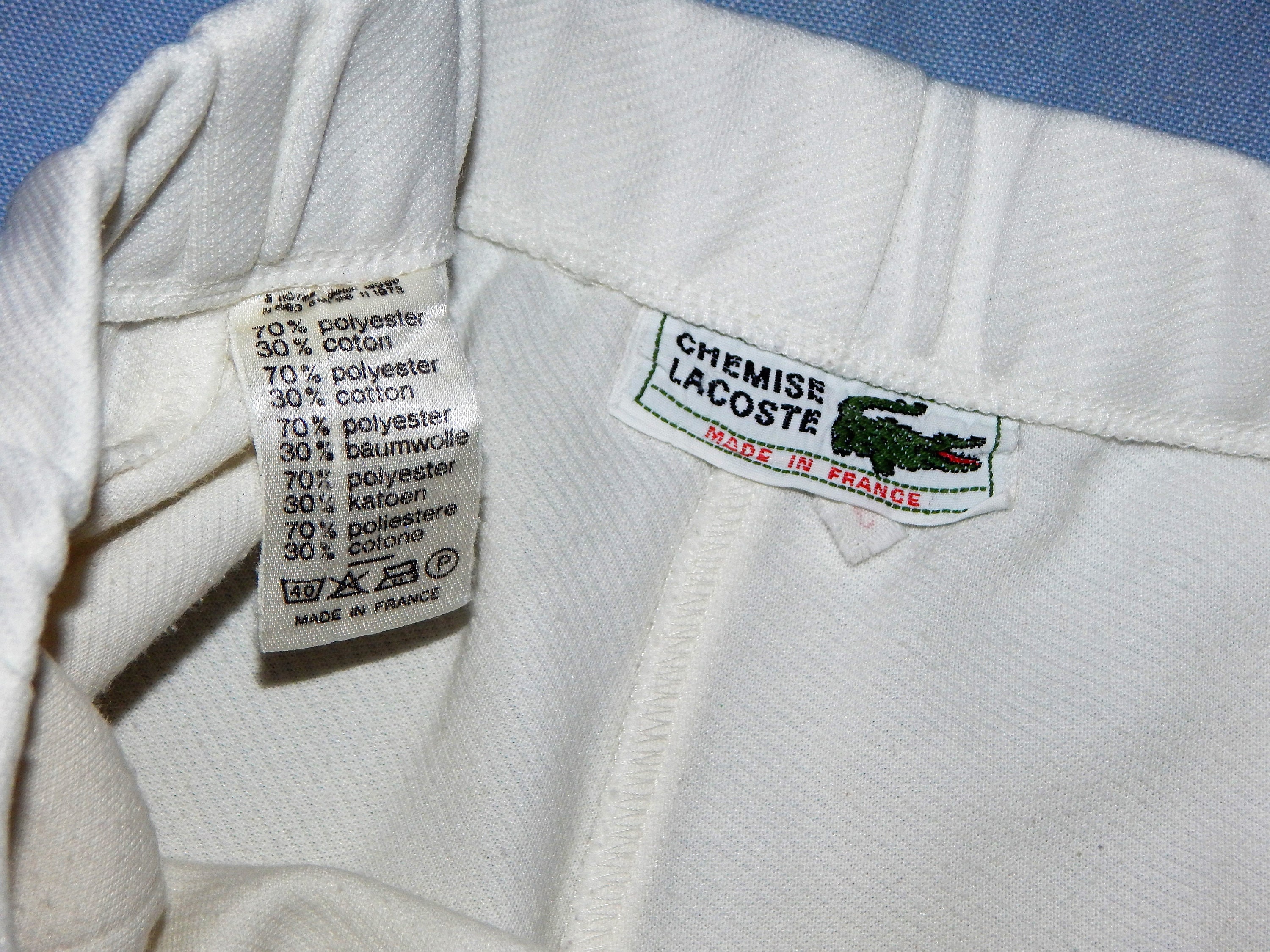 LACOSTE Vintage Late 70s to 80s Exclusive Rare Made in France - Etsy