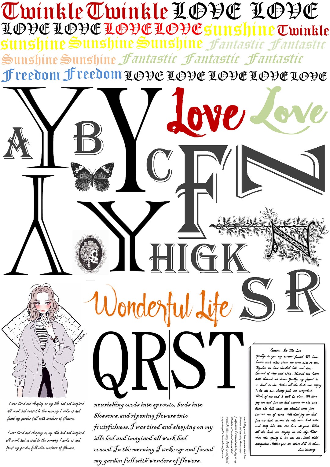 Printable Letters With Instant Download - Etsy